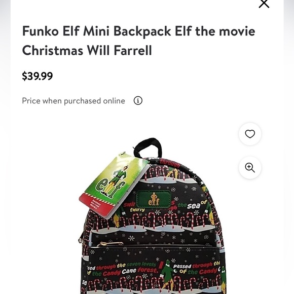 Bags | Elf Movie Backpack | Poshmark